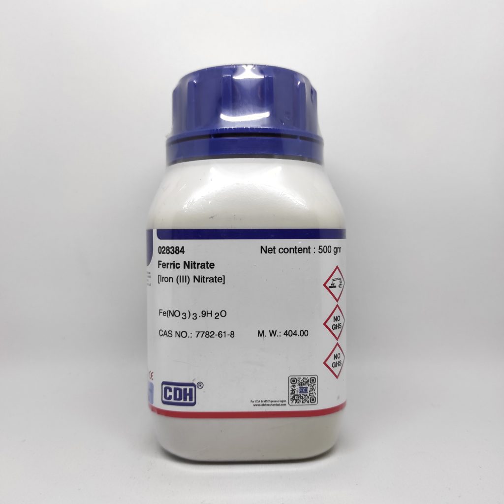 Ferric Nitrate (Iron (III) Nitrate) – 500 Gram CDH – PT DELTA PRIMALAB ...