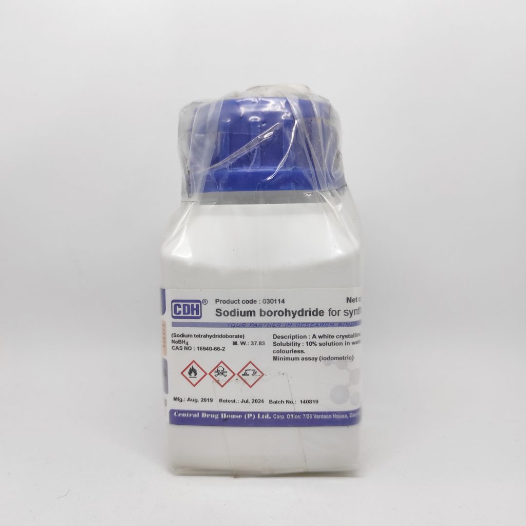 Sodium Borohydride for Synthesis – 100 Gram CDH – PT DELTA PRIMALAB ...