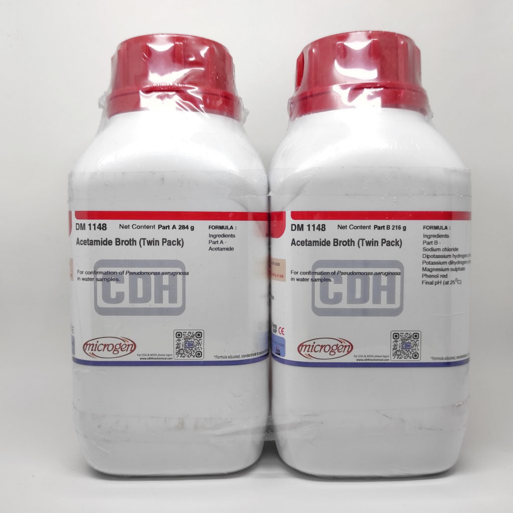 Microgen Acetamide Broth (Twin Pack) 500 Gram bacterial – PT DELTA ...